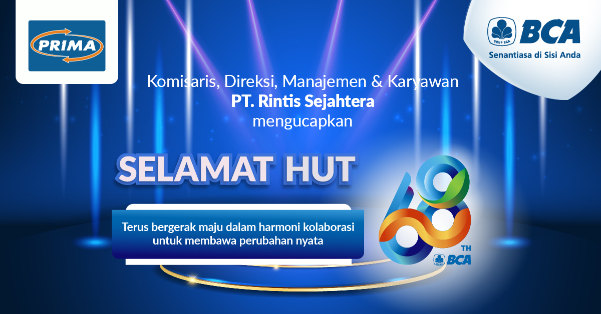 Selamat HUT Bank BCA ke-68
