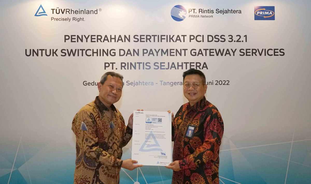 PT Rintis Sejahtera Raih Sertifikasi PCI DSS 3.2.1 untuk Sistem ...