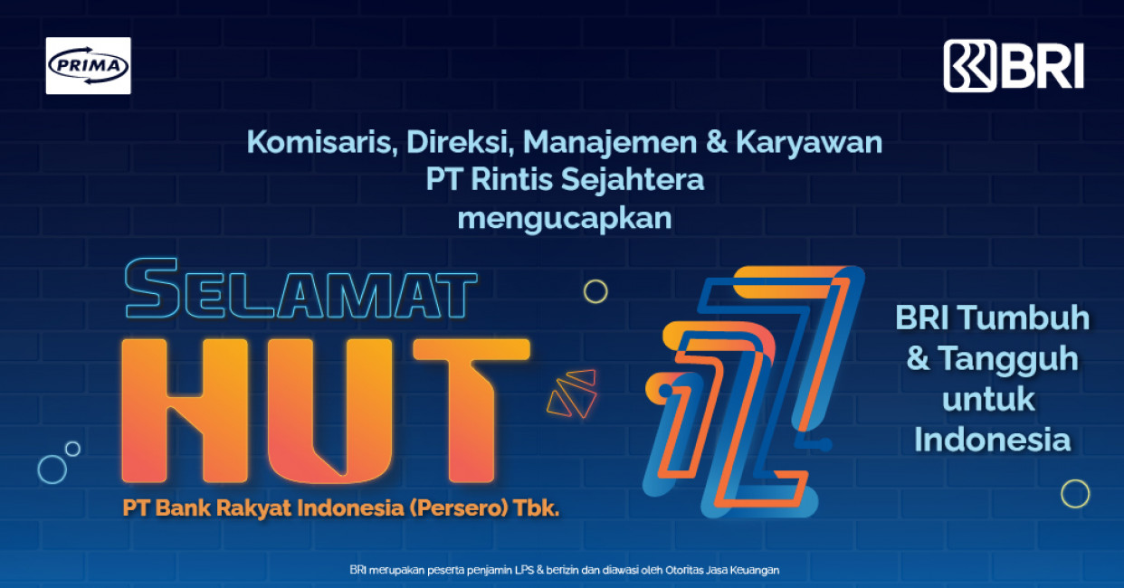 Selamat HUT Bank BRI ke-127