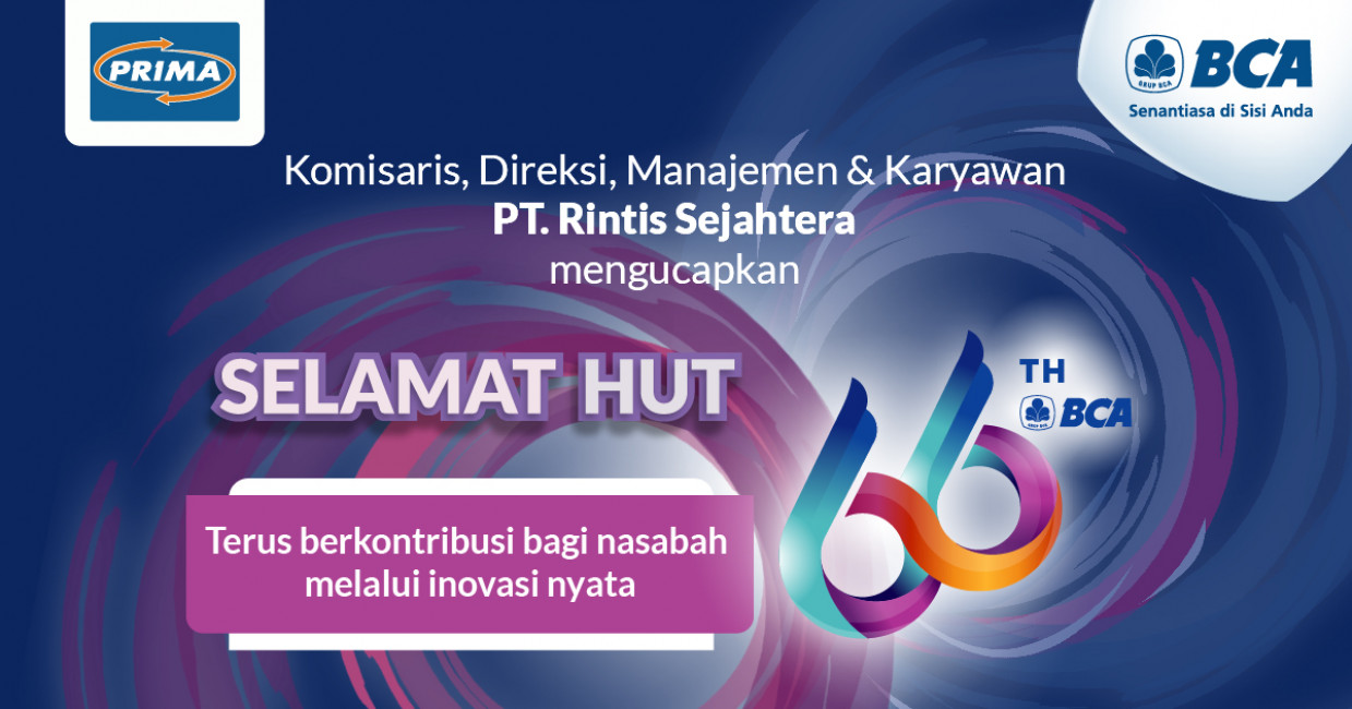 Selamat HUT Bank BCA ke-66