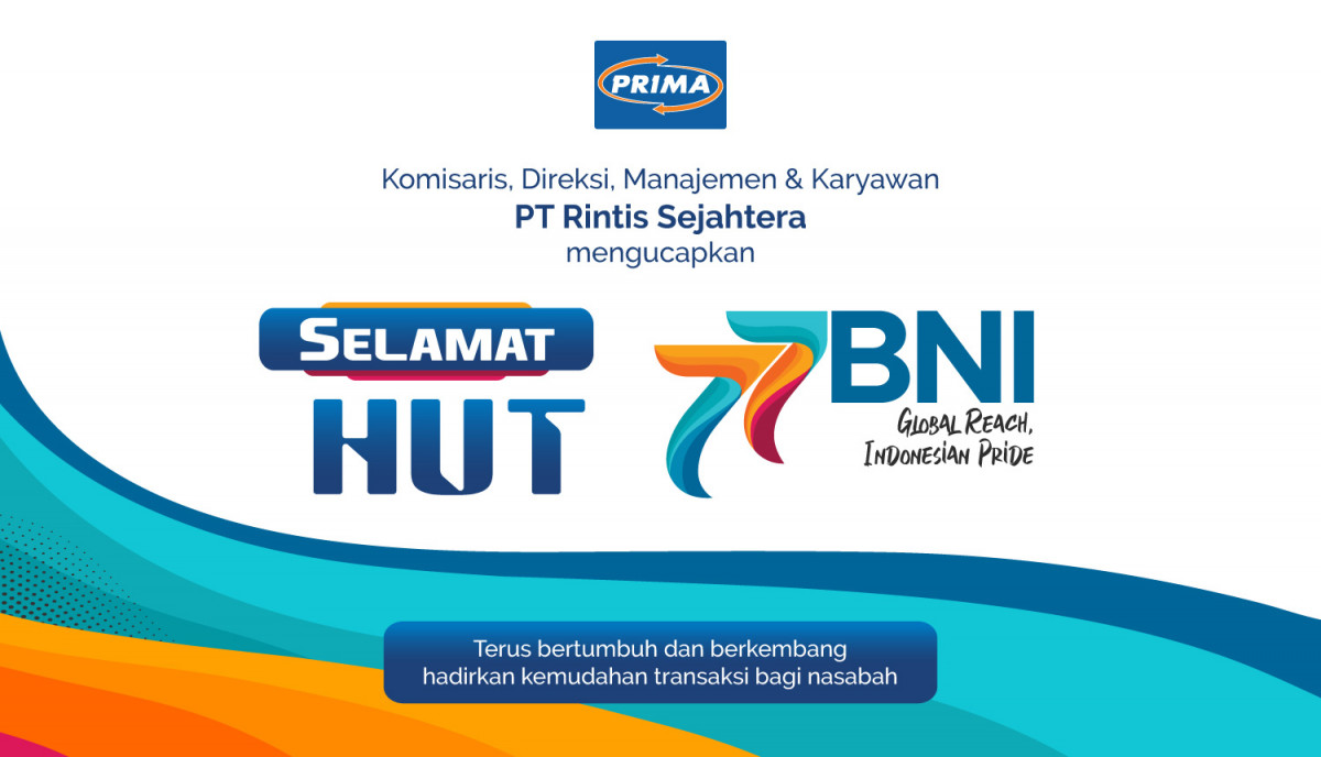 Selamat HUT Bank BNI ke-77