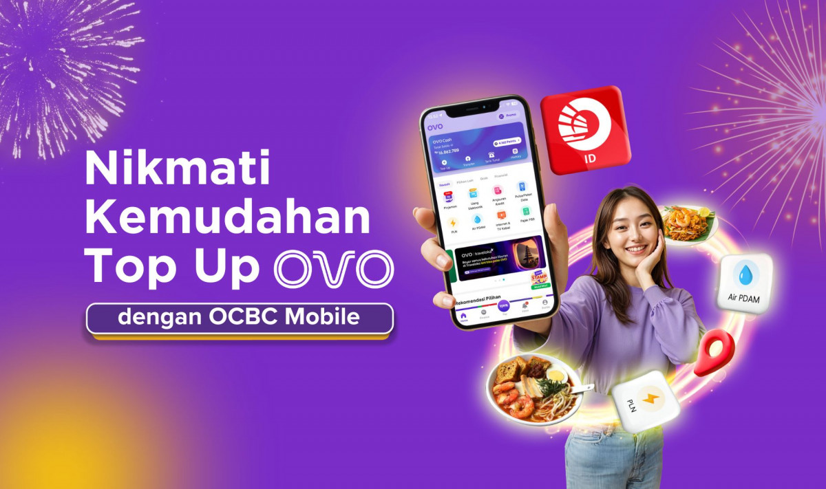 Nikmati Kemudahan Top Up OVO dengan OCBC Mobile
