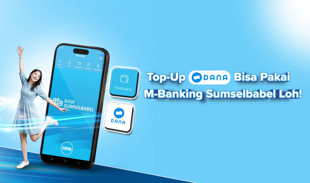 Top-Up DANA Bisa Pakai M-Banking Sumsel Babel Loh!