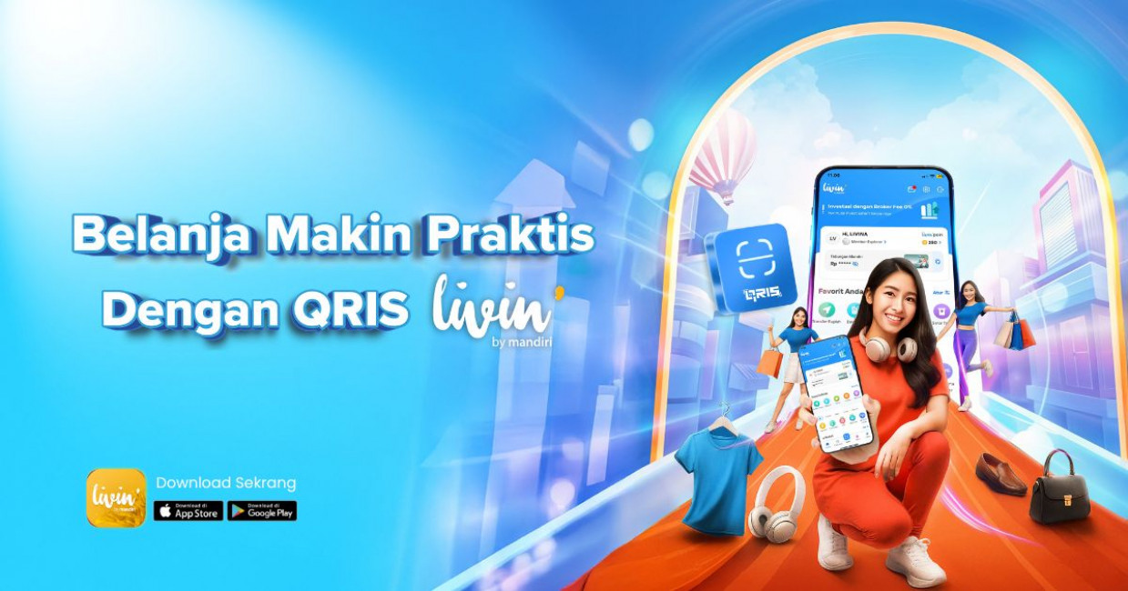 Belanja Makin Praktis dengan QRIS Livin’ by Mandiri