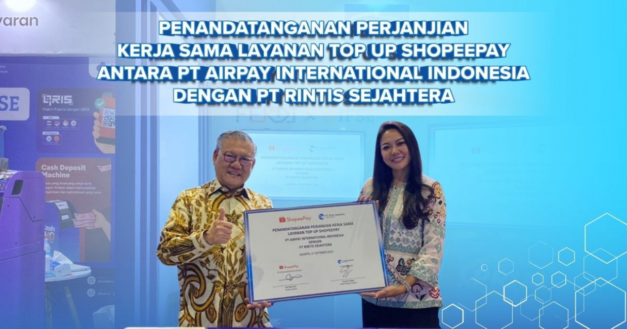 Penandatanganan Perjanjian Kerja Sama Layanan Top Up ShopeePay antara ...
