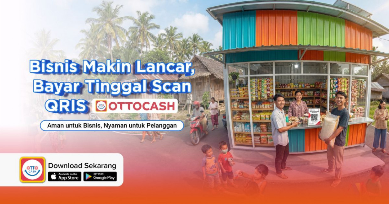 Bisnis Makin Lancar, Bayar Tinggal Scan QRIS OttoCash